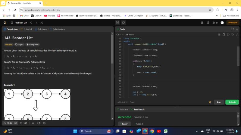 Rohit Kumar on LinkedIn: #preparingforplacements #leetcode #linkedlists ... Rohit Kumar on LinkedIn: #preparingforplacements #leetcode #linkedlists ...