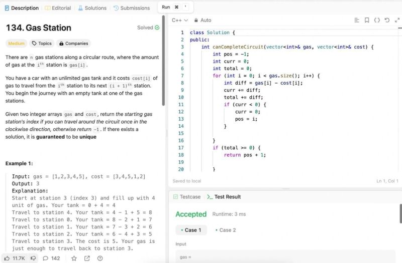 Day 28 of LeetCode Code Challenge: How to solve a gas station problem ... Day 28 of LeetCode Code Challenge: How to solve a gas station problem ...