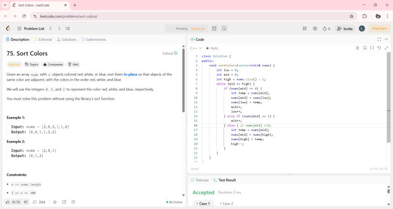 #30daysofcode #coding #leetcode #cplusplus #twopointers #dsa ... #30daysofcode #coding #leetcode #cplusplus #twopointers #dsa ...