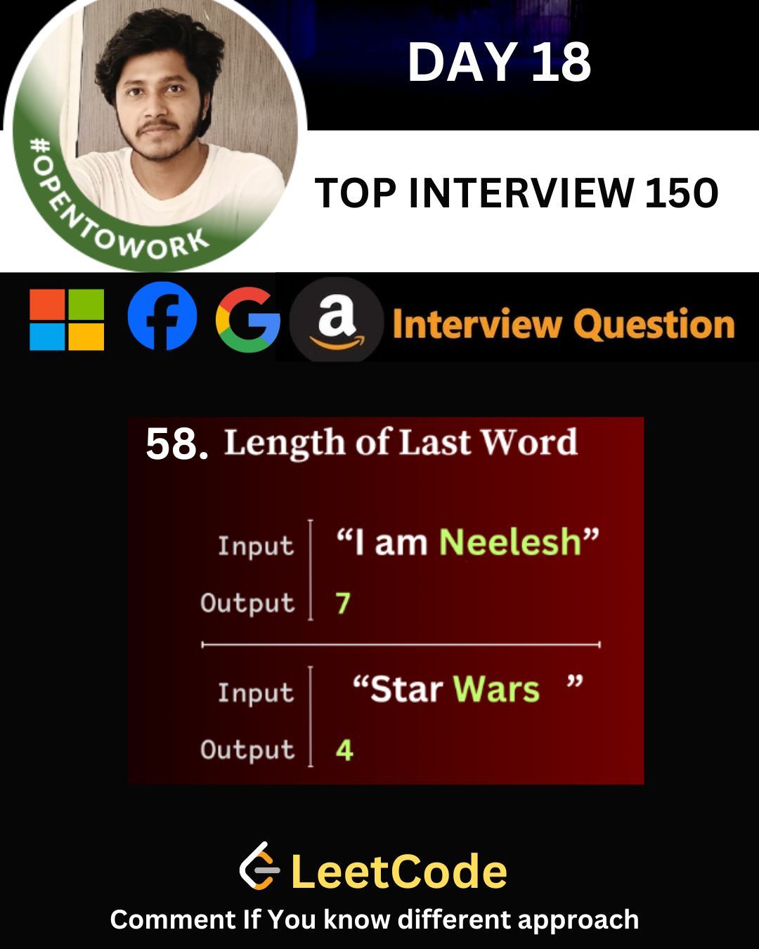 Sahil Agrawal on LinkedIn: #leetcodejourney #problemsolving # ... Sahil Agrawal on LinkedIn: #leetcodejourney #problemsolving # ...