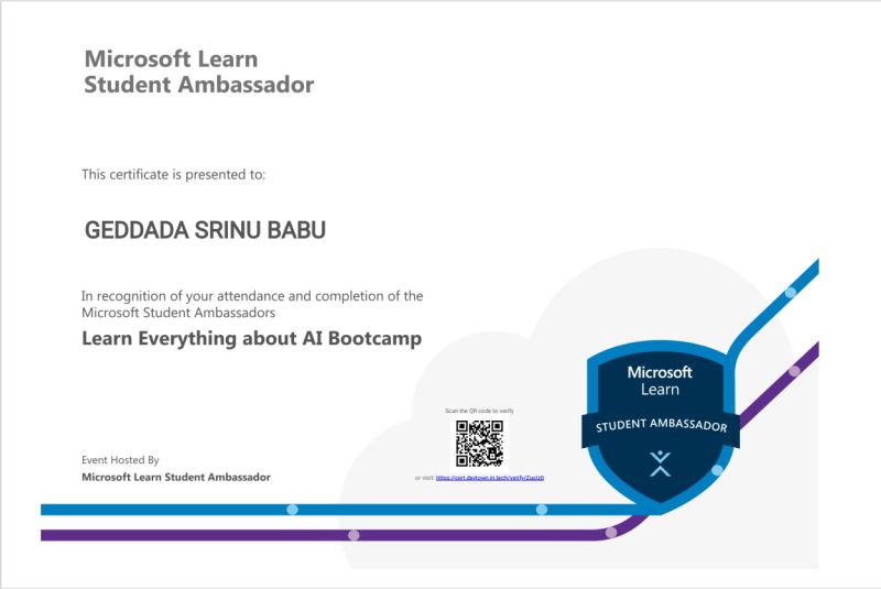 SRINU BABU GEDDADA on LinkedIn: #ai #machinelearning #deeplearning # ... SRINU BABU GEDDADA on LinkedIn: #ai #machinelearning #deeplearning # ...