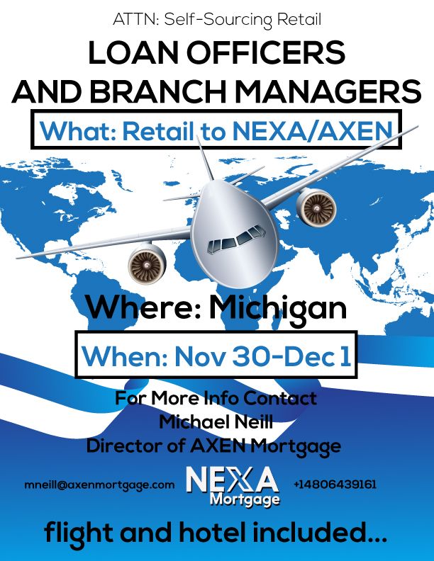 AXEN MORTGAGE on LinkedIn: #nexamortgage #whynexa #loanofficers AXEN MORTGAGE on LinkedIn: #nexamortgage #whynexa #loanofficers