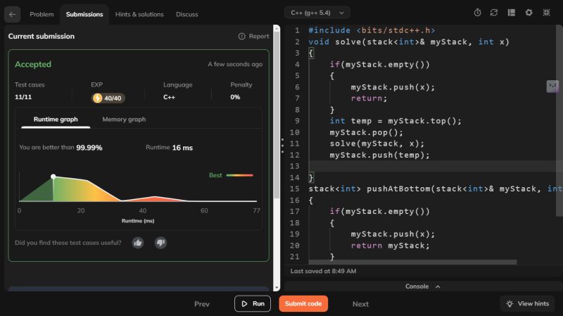 #dsa #stack #recursion #c #problemsolving #coding #github #leetcode ... #dsa #stack #recursion #c #problemsolving #coding #github #leetcode ...