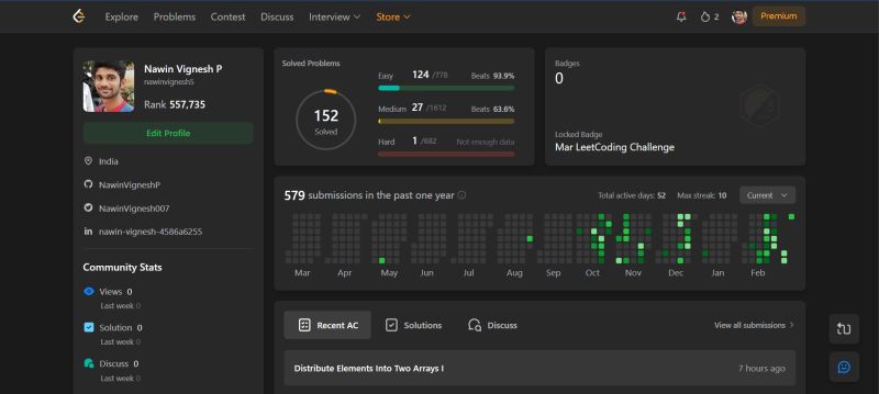 Nawin Vignesh on LinkedIn: #leetcode #problemsolving #codingjourney # ... Nawin Vignesh on LinkedIn: #leetcode #problemsolving #codingjourney # ...