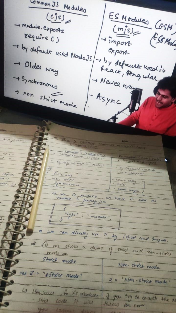 Neha Singh on LinkedIn: #namastenode #nodejs #cjsvsesm #namastenode Neha Singh on LinkedIn: #namastenode #nodejs #cjsvsesm #namastenode