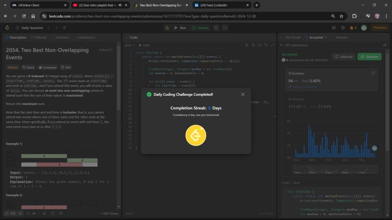 Mahek . on LinkedIn: #100daysofcode #keepcoding #leetcodejourney # ... Mahek . on LinkedIn: #100daysofcode #keepcoding #leetcodejourney # ...