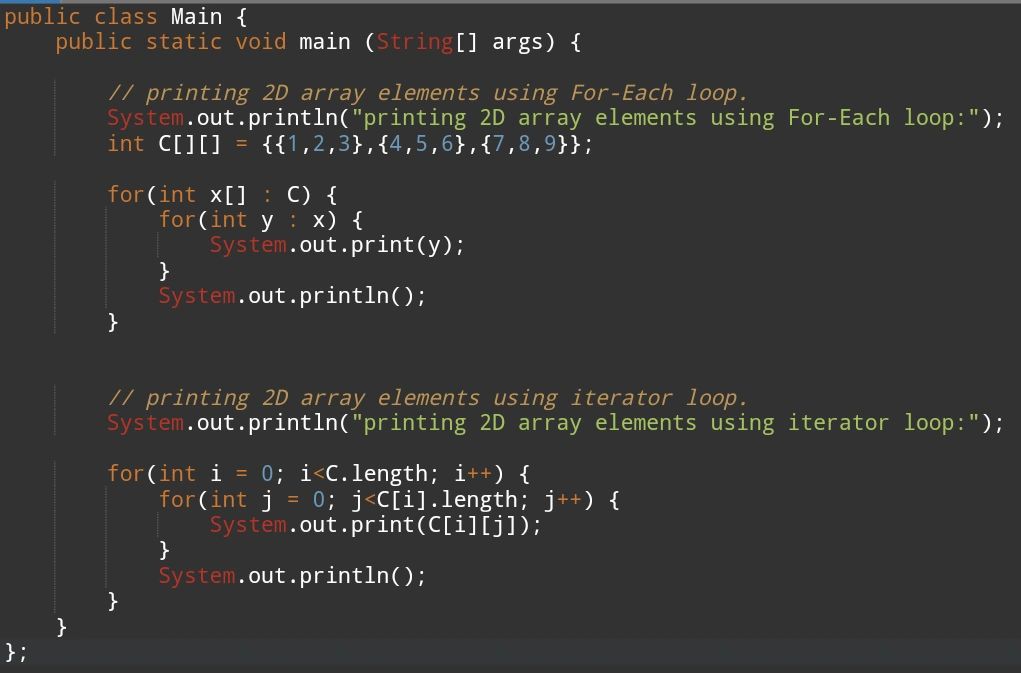 Deepanshu Varshney on LinkedIn: 2 Types of Printing 2D Array in JAVA ... Deepanshu Varshney on LinkedIn: 2 Types of Printing 2D Array in JAVA ...