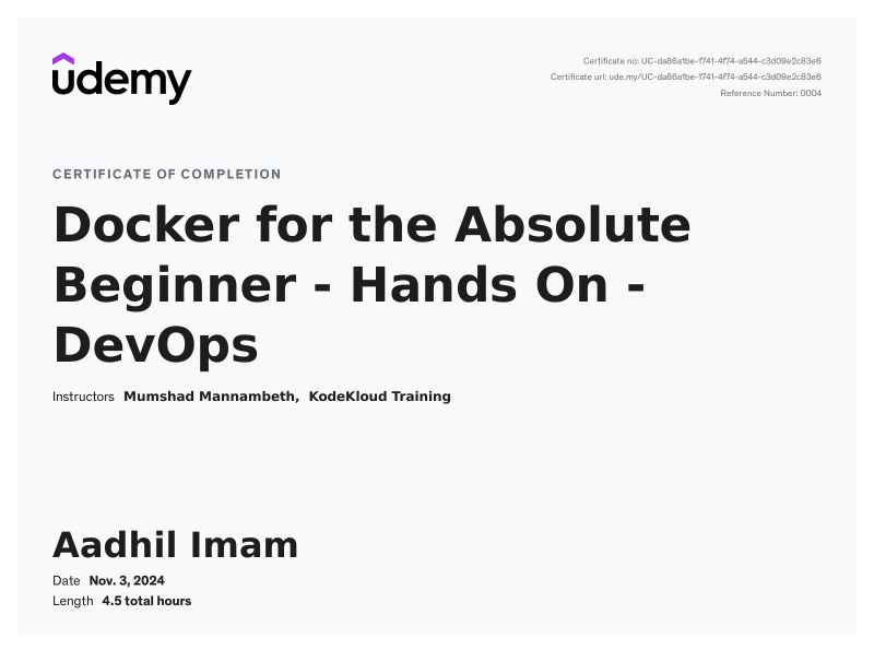 Aadhil Imam on LinkedIn: #docker #devops #containerization #learning # ... Aadhil Imam on LinkedIn: #docker #devops #containerization #learning # ...