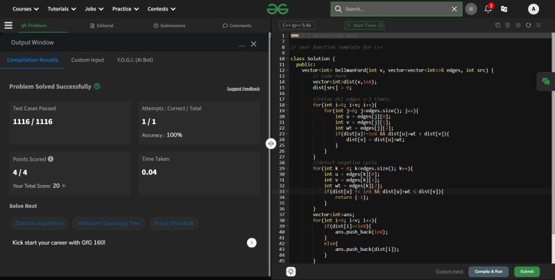 #day4 #cpp #dsa #graphs #bellmanford #learningbydoing #programming ... #day4 #cpp #dsa #graphs #bellmanford #learningbydoing #programming ...