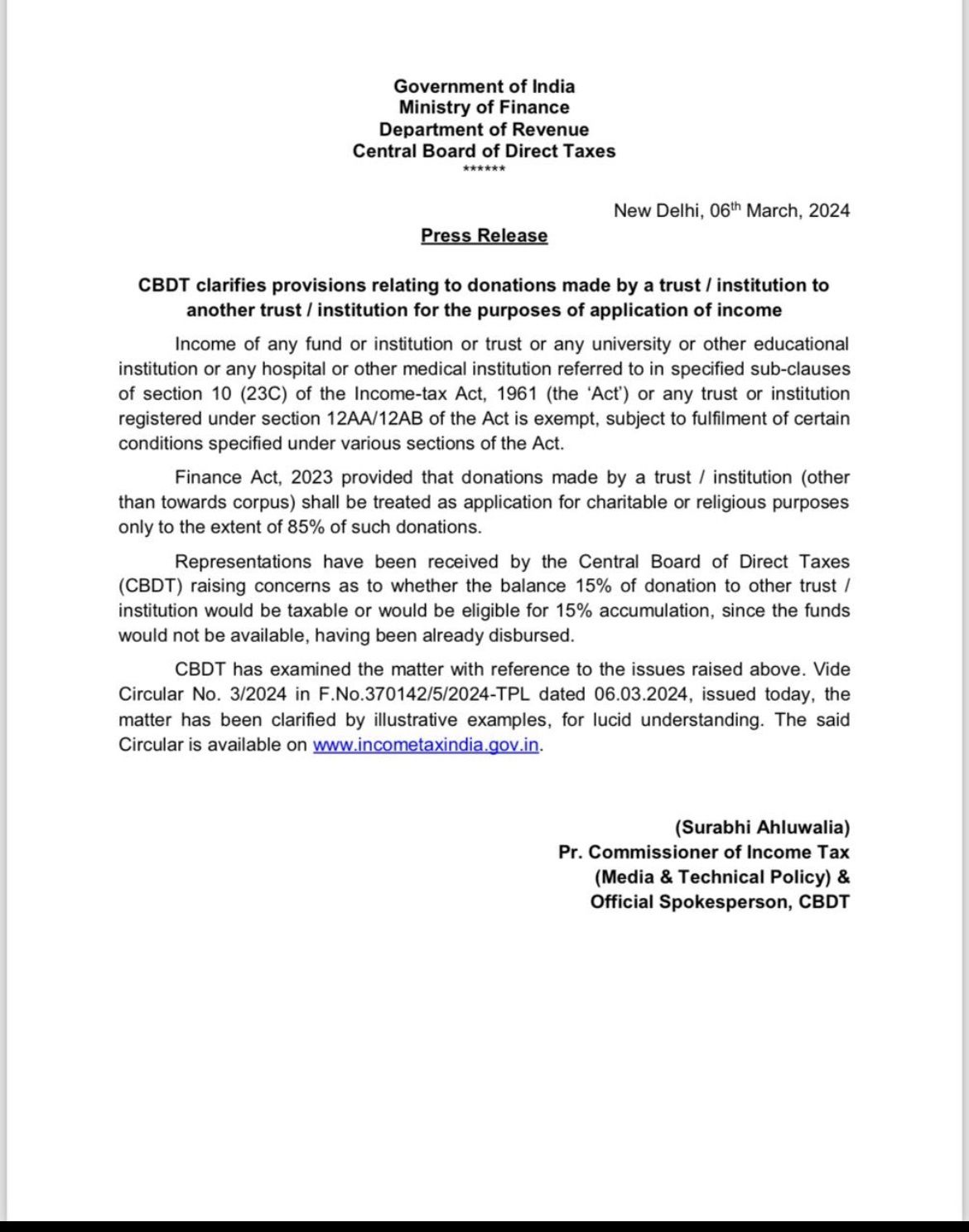 Krishna Sharma on LinkedIn: CBDT clarifies provisions relating to ... Krishna Sharma on LinkedIn: CBDT clarifies provisions relating to ...