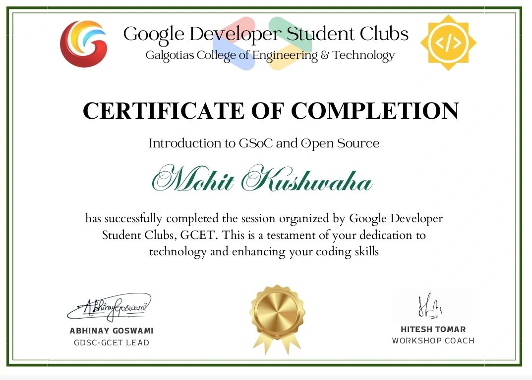 Mohit Kushwaha on LinkedIn: #opensource #collaboration #techcommunity # ... Mohit Kushwaha on LinkedIn: #opensource #collaboration #techcommunity # ...