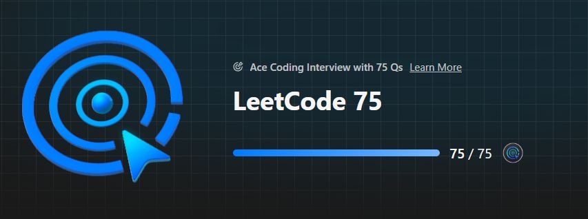 Md Mehadi Hasan on LinkedIn: 🎉 Completed the LeetCode 75 Challenge! 🎉 ... Md Mehadi Hasan on LinkedIn: 🎉 Completed the LeetCode 75 Challenge! 🎉 ...
