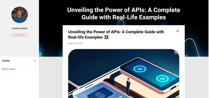 Utkarsh Mishra on LinkedIn: #apis #technology #innovation # ... Utkarsh Mishra on LinkedIn: #apis #technology #innovation # ...