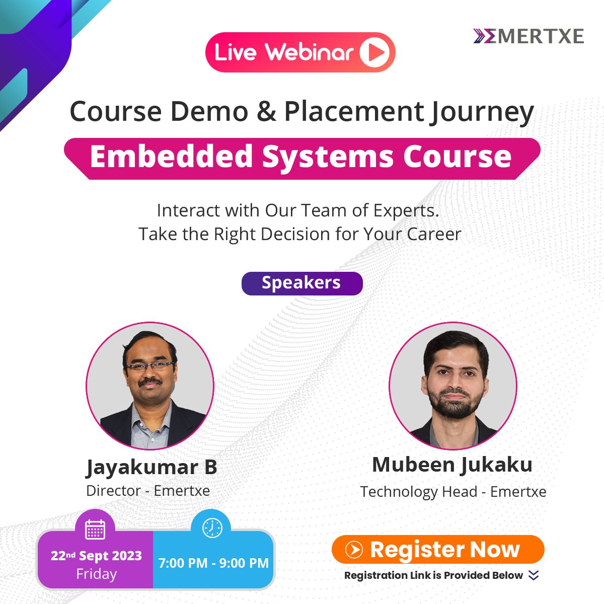 Free webinar on Embedded Systems by Emertxe | Emertxe Information ... Free webinar on Embedded Systems by Emertxe | Emertxe Information ...