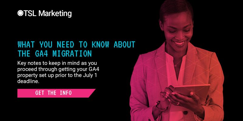 TSL Marketing on LinkedIn: GA4 Migration: What B2B Tech Companies Need ... TSL Marketing on LinkedIn: GA4 Migration: What B2B Tech Companies Need ...