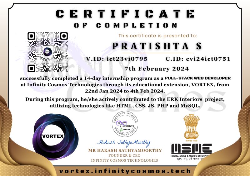 Pratishta Srikanth Prakash on LinkedIn: #webdeveloperintern #html #css Pratishta Srikanth Prakash on LinkedIn: #webdeveloperintern #html #css