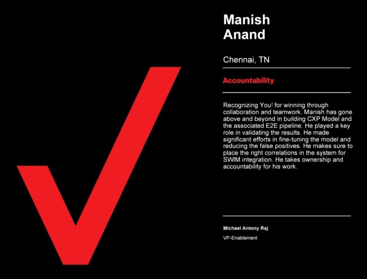 Manish Anand on LinkedIn: #verizon | 19 comments Manish Anand on LinkedIn: #verizon | 19 comments