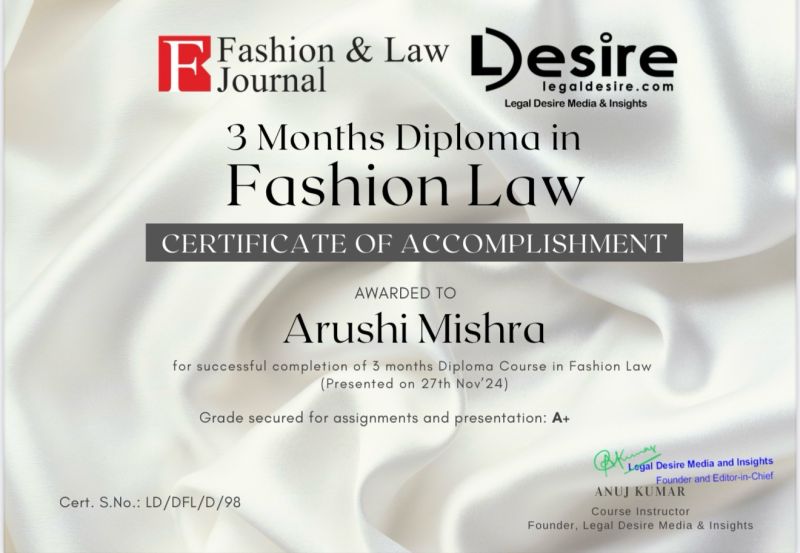 arushi mishra on LinkedIn: #fashionlaw #intellectualproperty # ... arushi mishra on LinkedIn: #fashionlaw #intellectualproperty # ...