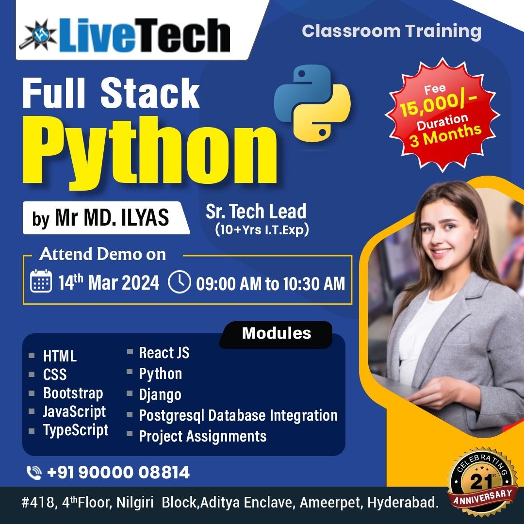 LiveTech QA on LinkedIn: #python #fullstackpython #django #flask # ... LiveTech QA on LinkedIn: #python #fullstackpython #django #flask # ...