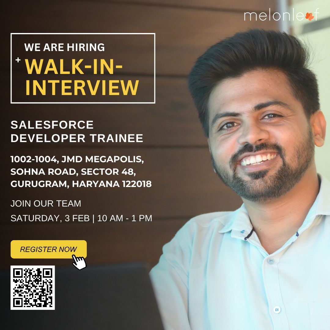 SF Learners Hub on LinkedIn: Melonleaf Consulting is Hiring Salesforce… SF Learners Hub on LinkedIn: Melonleaf Consulting is Hiring Salesforce…
