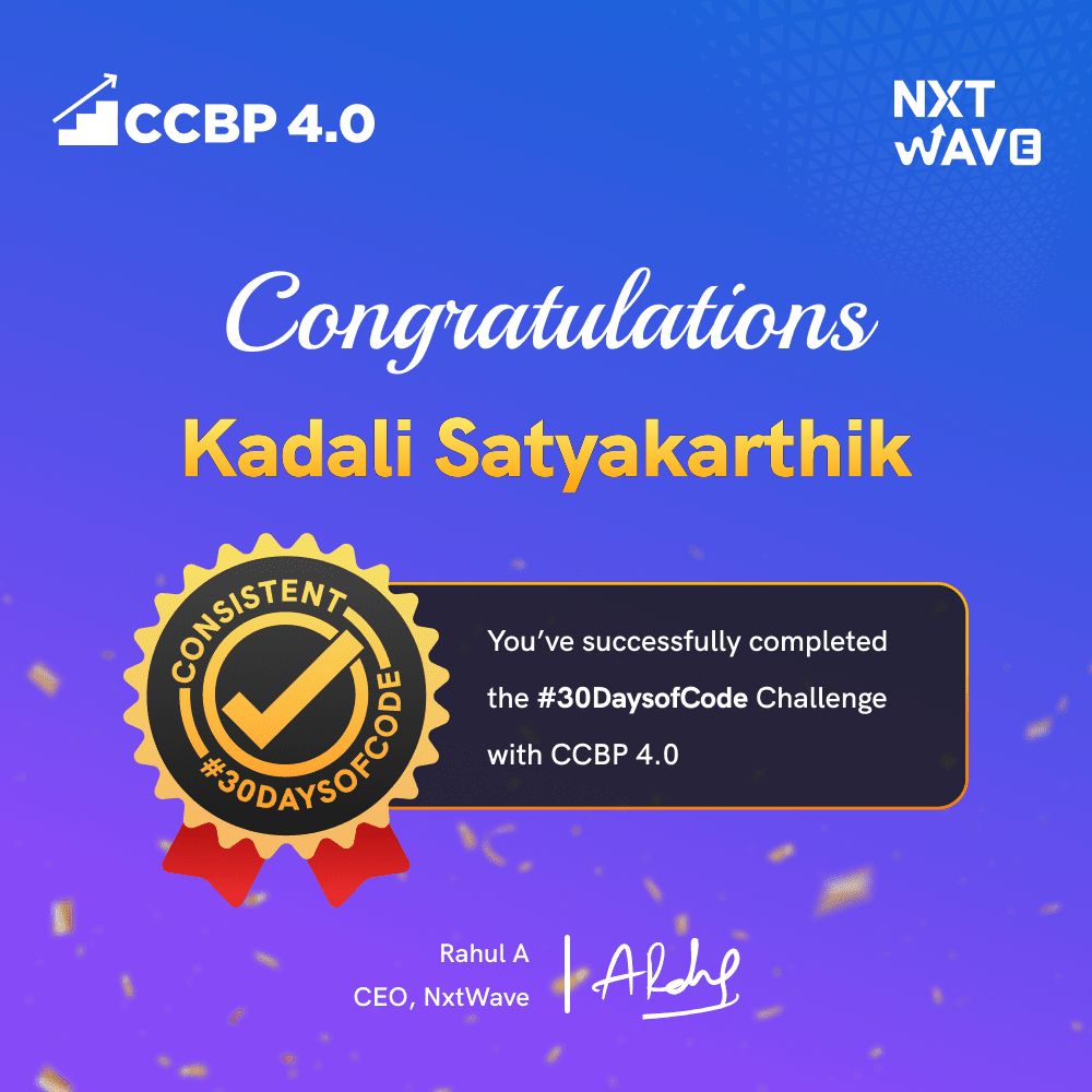 Kadali Satya Karthik on LinkedIn: #python #html #css #bootstrap #sql # ... Kadali Satya Karthik on LinkedIn: #python #html #css #bootstrap #sql # ...