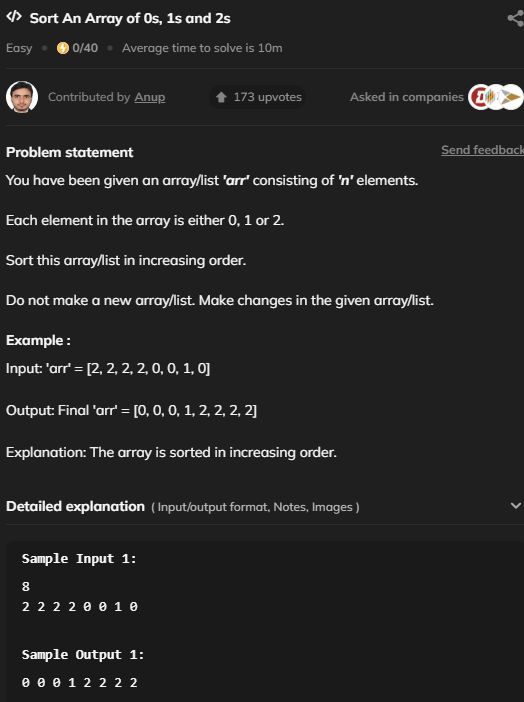 Nitin Verma on LinkedIn: #dsa #coding #sorting #optimization # ... Nitin Verma on LinkedIn: #dsa #coding #sorting #optimization # ...