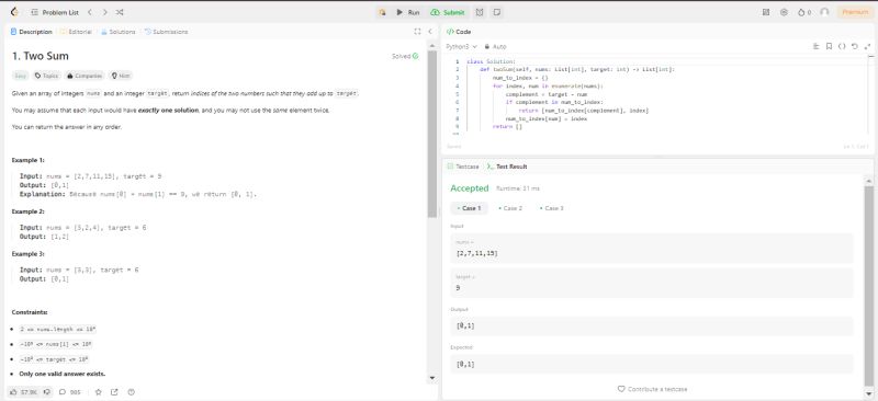 satti pavani on LinkedIn: #python #leetcode #problemsolving # ... satti pavani on LinkedIn: #python #leetcode #problemsolving # ...