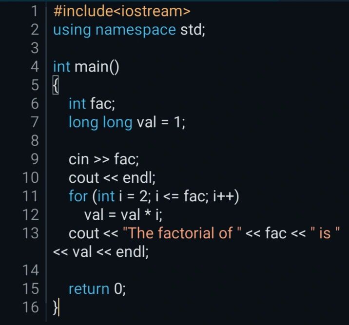 How factorial calculation works in C++ | Gopal Pandey posted on the ... How factorial calculation works in C++ | Gopal Pandey posted on the ...