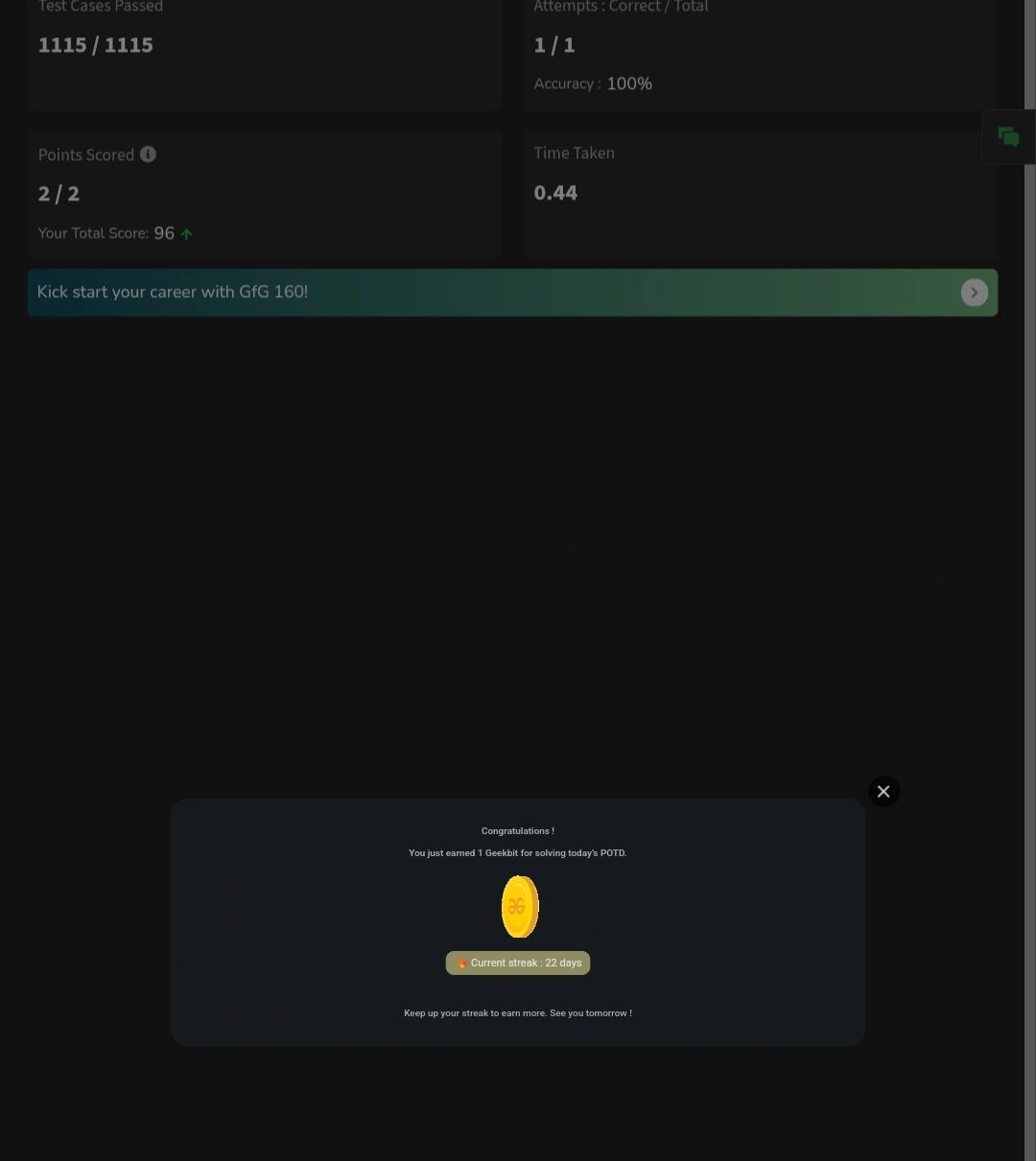 Jagana Deepak Kumar on LinkedIn: #geeksforgeeks #codingchallenge # ... Jagana Deepak Kumar on LinkedIn: #geeksforgeeks #codingchallenge # ...