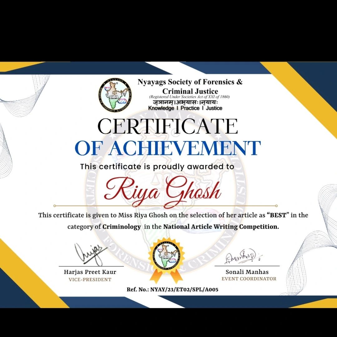 Riya Ghosh on LinkedIn: Hello Connections 😁 I'm so delighted to share ... Riya Ghosh on LinkedIn: Hello Connections 😁 I'm so delighted to share ...