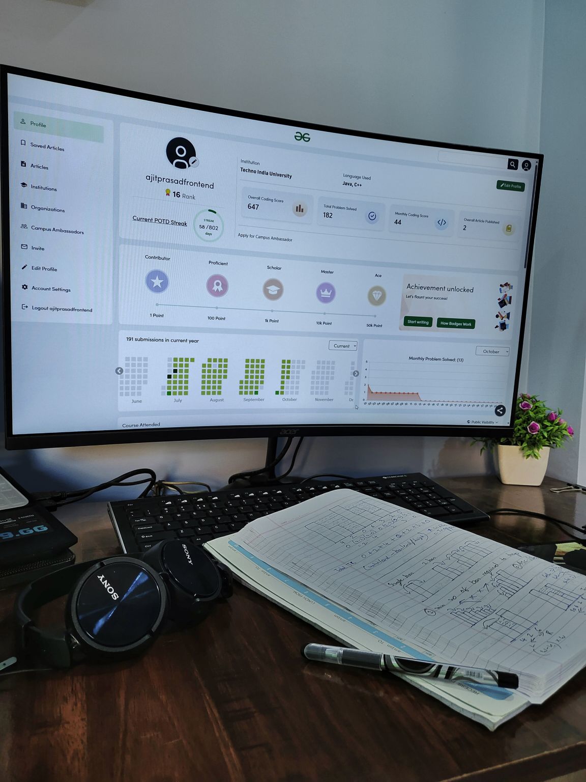 Ajit Prasad on LinkedIn: #100daysofcode #codingmilestone #potd #gfg # ... Ajit Prasad on LinkedIn: #100daysofcode #codingmilestone #potd #gfg # ...
