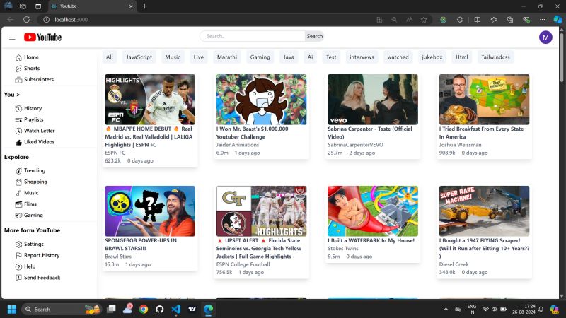 Mahesh Pawar on LinkedIn: #reactjs #redux #youtubeapi # ... Mahesh Pawar on LinkedIn: #reactjs #redux #youtubeapi # ...