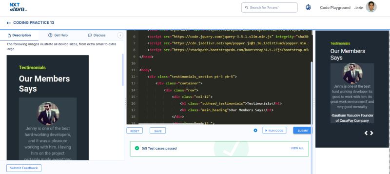 #html #css #bootstrap #owl #css #owl_carousel #ccbp #nxtwave… | Jerin ... #html #css #bootstrap #owl #css #owl_carousel #ccbp #nxtwave… | Jerin ...