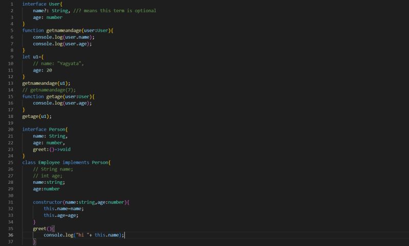 Yagyata Sharma on LinkedIn: #typescript #codingblocks #codingjourney # ... Yagyata Sharma on LinkedIn: #typescript #codingblocks #codingjourney # ...
