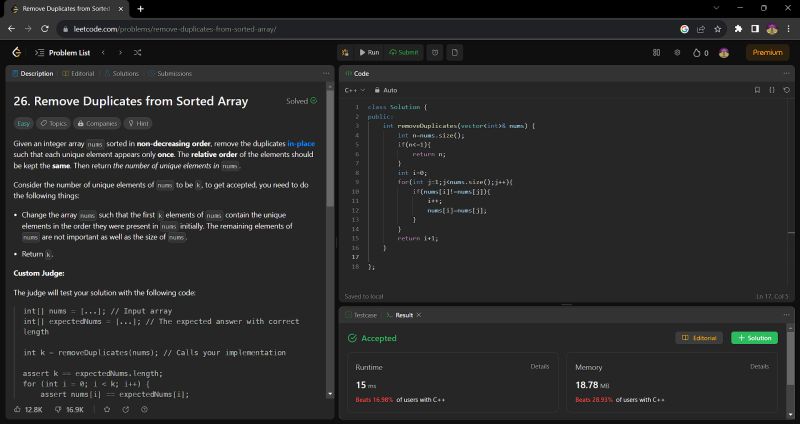 Day 6 of #100daysofcodechallenge: Remove Duplicates | Akshat Sharma ... Day 6 of #100daysofcodechallenge: Remove Duplicates | Akshat Sharma ...