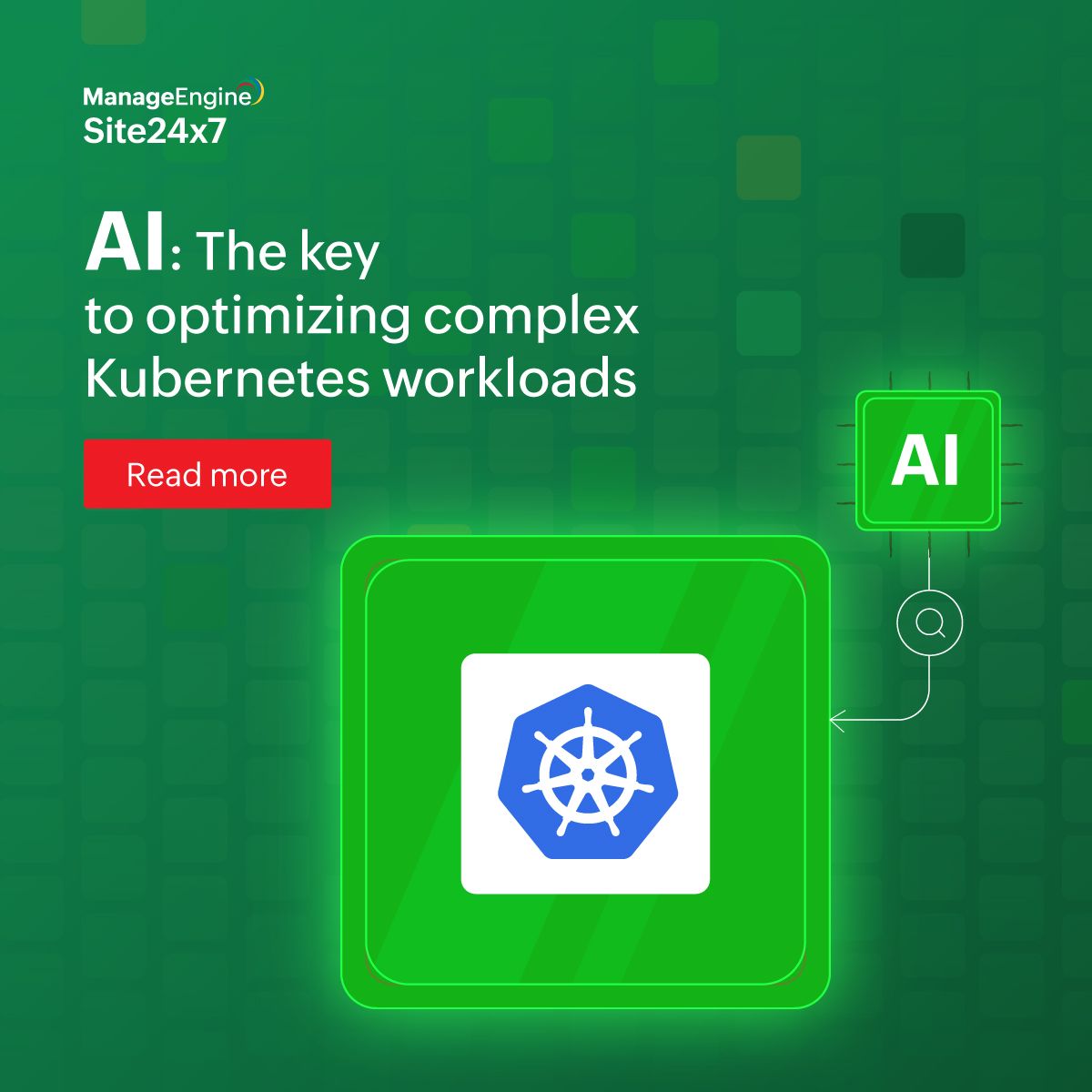 ManageEngine Site24x7 on LinkedIn: Optimizing Kubernetes workloads with ... ManageEngine Site24x7 on LinkedIn: Optimizing Kubernetes workloads with ...