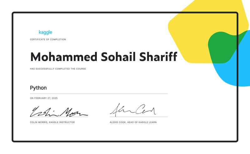 Mohammed Sohail Shariff on LinkedIn: #python #datascience #kaggle # ... Mohammed Sohail Shariff on LinkedIn: #python #datascience #kaggle # ...