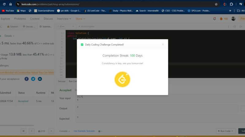 Completed a 100-day streak on LeetCode! | Aman Kumar Jha posted on the ... Completed a 100-day streak on LeetCode! | Aman Kumar Jha posted on the ...