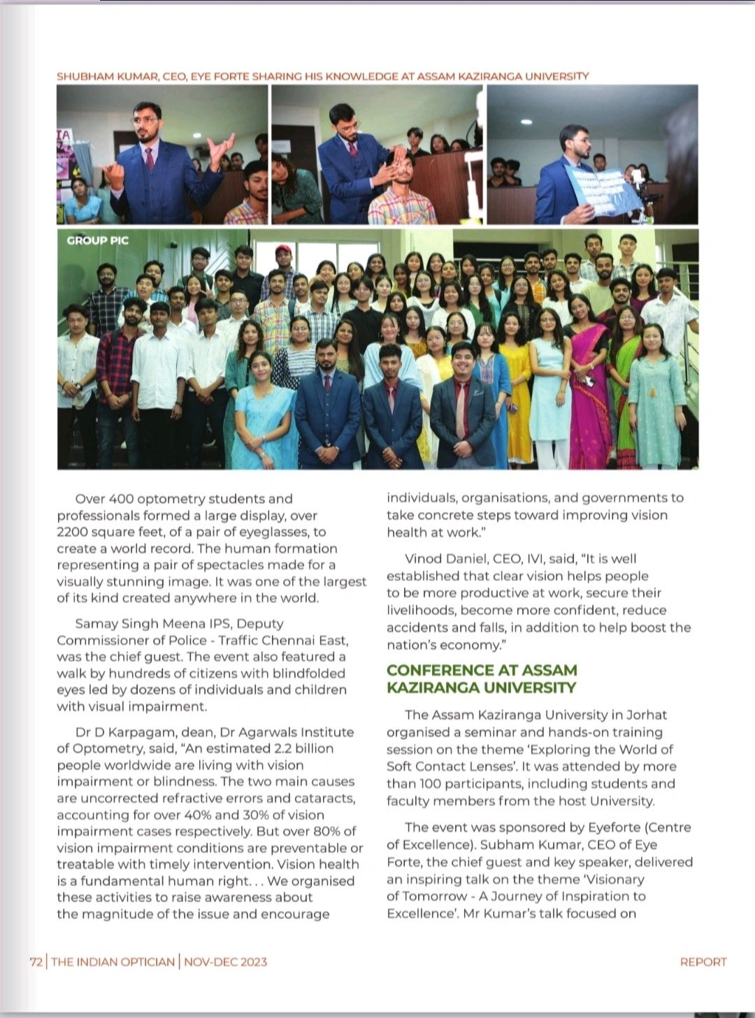 SUBHAM KUMAR on LinkedIn: #conferencehighlights #optometryinsights SUBHAM KUMAR on LinkedIn: #conferencehighlights #optometryinsights