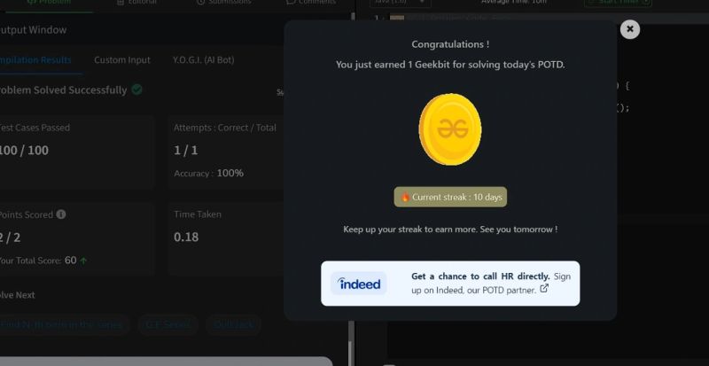 #dsa #leetcode #geeksforgeeks #problemsolving #coding | Srikanth K #dsa #leetcode #geeksforgeeks #problemsolving #coding | Srikanth K