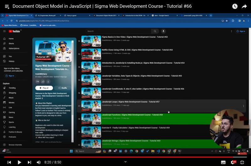 Learned JavaScript from codewithharry | Ashish Kumar posted on the ... Learned JavaScript from codewithharry | Ashish Kumar posted on the ...