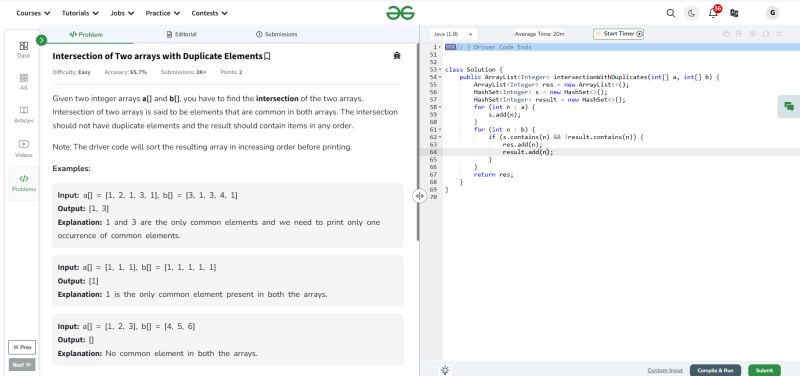 GOBIGA S on LinkedIn: #gfg160codingchallenge #gfg160 #geeksforgeeks # ... GOBIGA S on LinkedIn: #gfg160codingchallenge #gfg160 #geeksforgeeks # ...