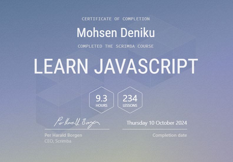 Mohsen Deniku on LinkedIn: #javascript #webdevelopment #coding # ... Mohsen Deniku on LinkedIn: #javascript #webdevelopment #coding # ...