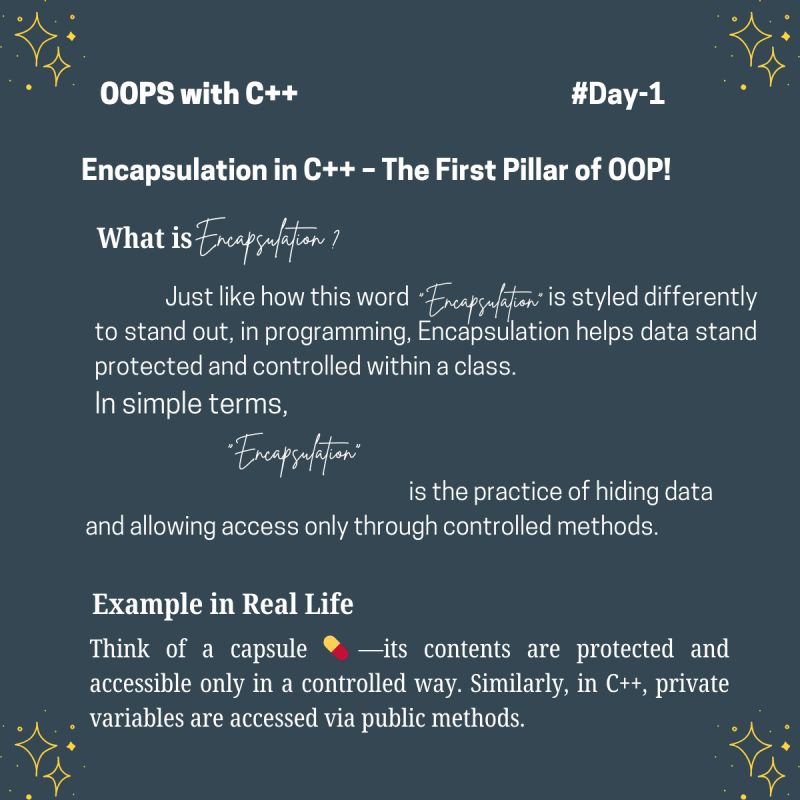 #oop #cplusplus #encapsulation #codingseries #cprogramming #techjourney ... #oop #cplusplus #encapsulation #codingseries #cprogramming #techjourney ...