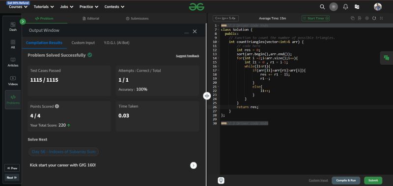 Deepak Katiyar on LinkedIn: #gfg160 #codingjourney #problemsolving #gfg ... Deepak Katiyar on LinkedIn: #gfg160 #codingjourney #problemsolving #gfg ...