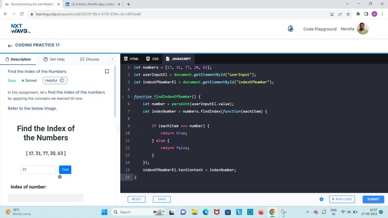 Ajay Nerella on LinkedIn: #javascript #nxtwave #nxtwaveteam # ... Ajay Nerella on LinkedIn: #javascript #nxtwave #nxtwaveteam # ...