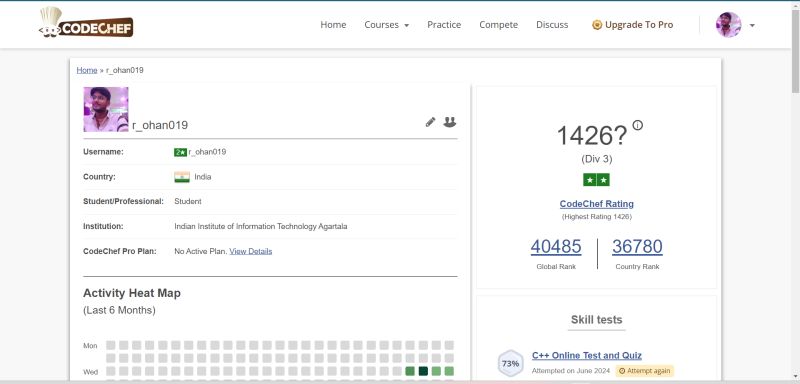 Rohan Kumar on LinkedIn: #codechef #competitiveprogramming #achievement ... Rohan Kumar on LinkedIn: #codechef #competitiveprogramming #achievement ...