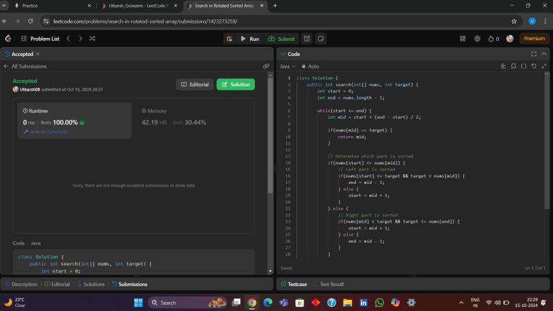 Utkarsh Goswami on LinkedIn: #codingchallenge #leetcode #binarysearch # ... Utkarsh Goswami on LinkedIn: #codingchallenge #leetcode #binarysearch # ...