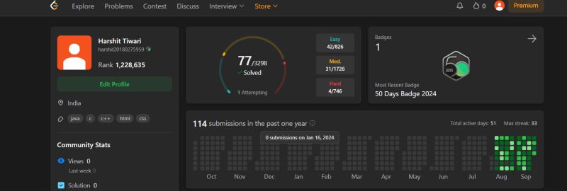 Harshit Tiwari on LinkedIn: #java #dsa #leetcode #codingjourney #arrays ... Harshit Tiwari on LinkedIn: #java #dsa #leetcode #codingjourney #arrays ...