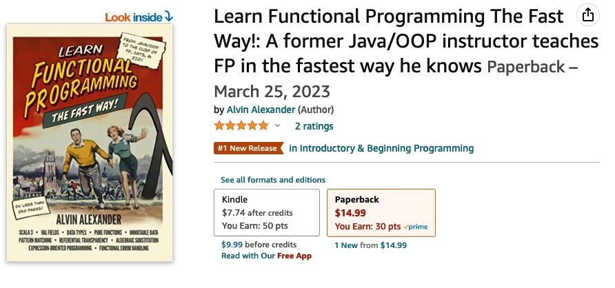 Alvin Alexander on LinkedIn: #functionalprogramming #programming Alvin Alexander on LinkedIn: #functionalprogramming #programming